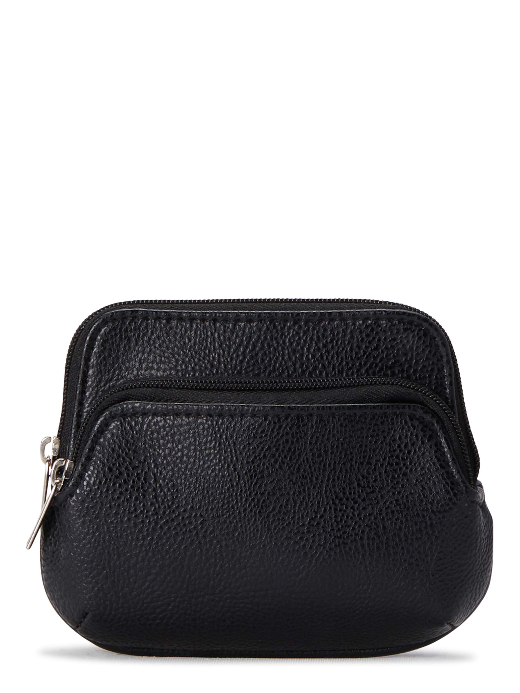 No Boundaries Faux Leather Wallet Change Pouch - Walmart.com