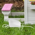 ITSELFER Dolls House Wheelbarrows Prop Mini Vintage Barrow Metal ...