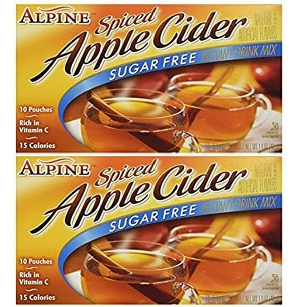 Alpine Sugar-Free Spiced Apple Cider Mix - Pack of 2 - Walmart.com