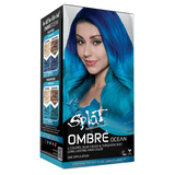 Splat Complete Kit, Ombre Ocean, Semi-Permanent Turquoise & Blue Hair ...
