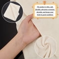 2 Sheets Cotton Gauze Fabric with 1Set Paper Creaser Set Crafts Edge ...