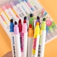 10 Pack Erasable Color Changing Highlighters, Chisel Tip Erasable ...