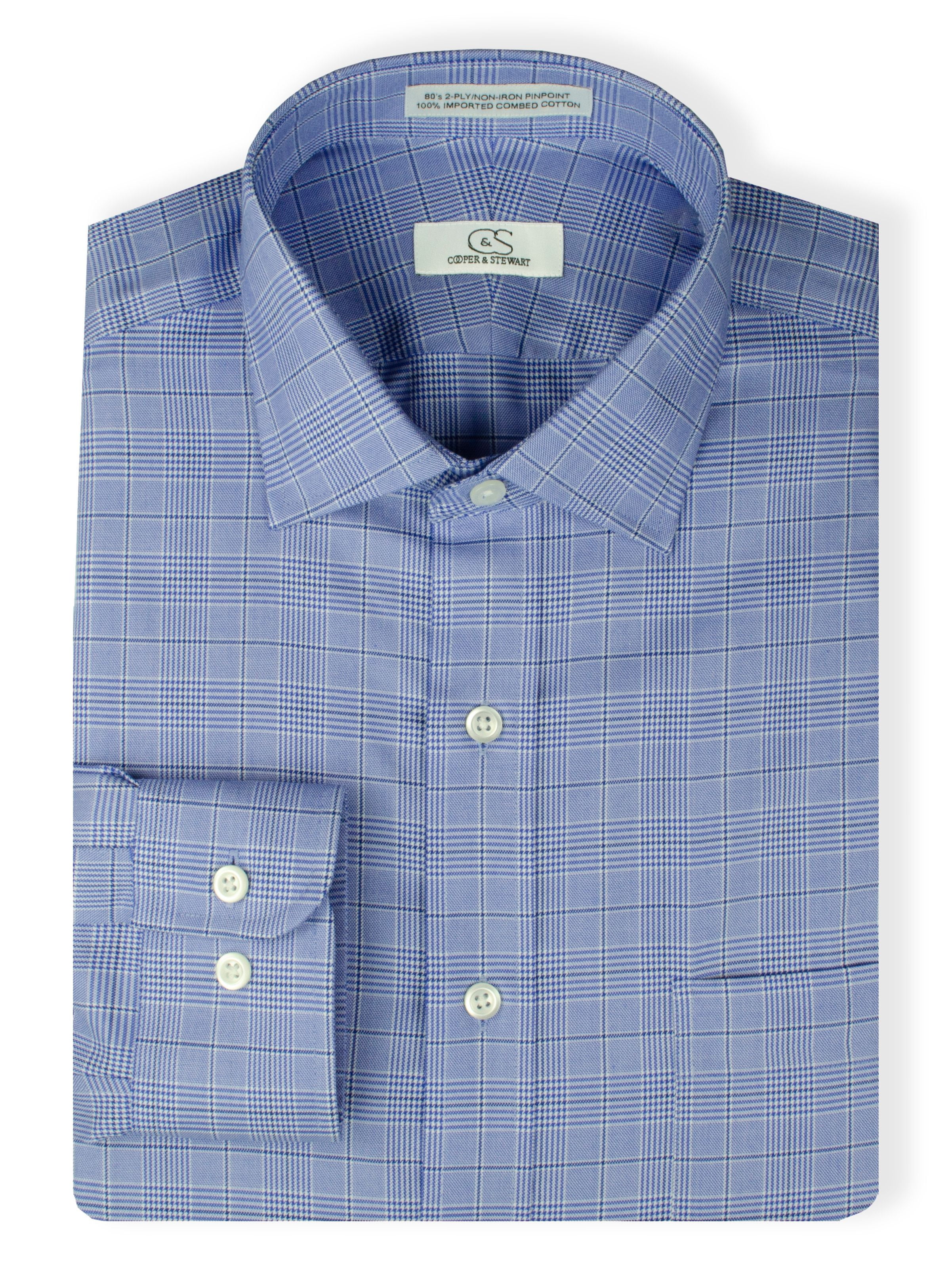 Cooper Stewart Cooper Stewart Tailored Fit Non Iron Royal Glen