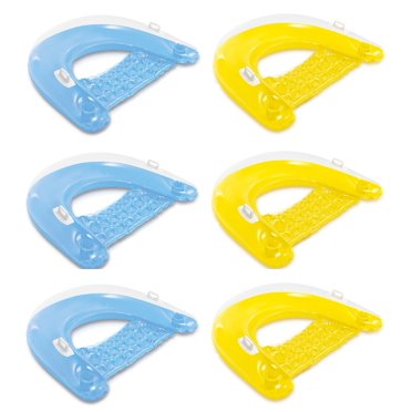 Intex Inflatable Green Sit 'N Float Pool Lounge, 60" x 39" - Walmart.com