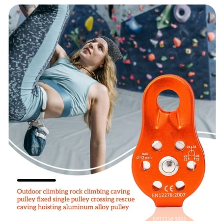 Climbing Pulley Professional Fixator Pulleys with Single Practical Rock ...
