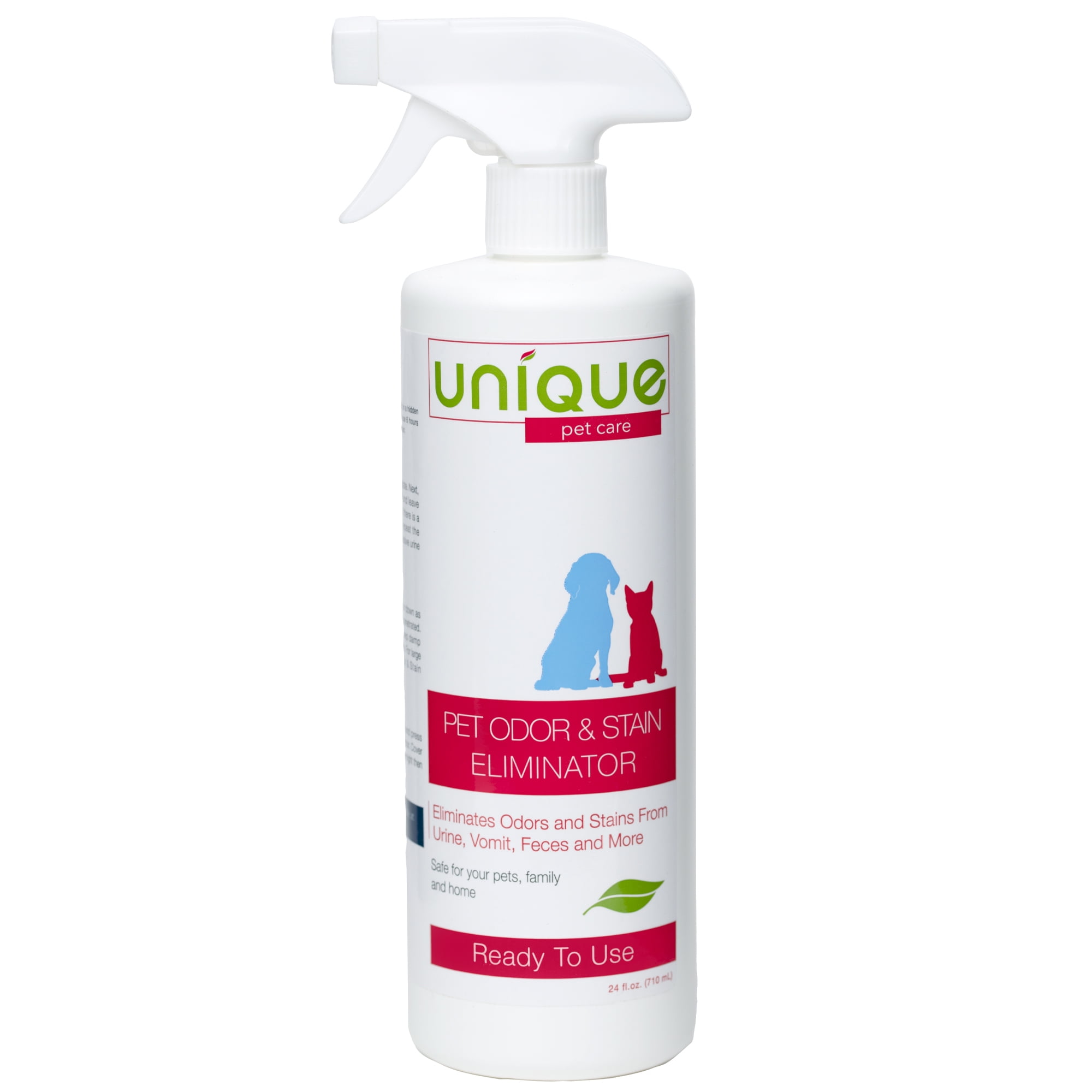 Unique Pet Odor and Stain Eliminator - 24 oz. Ready to Use Liquid Spray ...