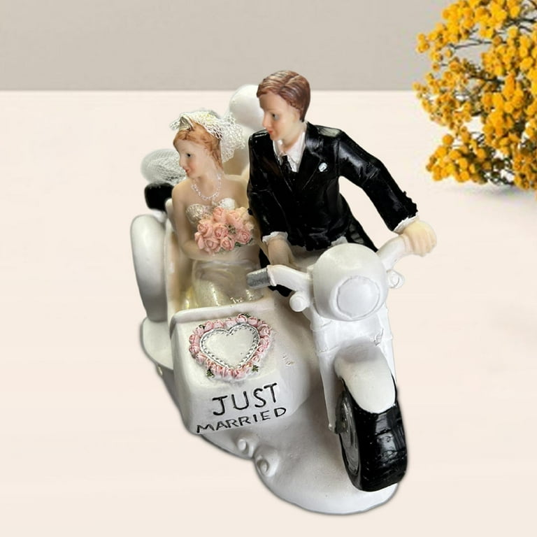 Racing Wedding Cake Toppers Bride And Groom The Taxi Wedding | Minify