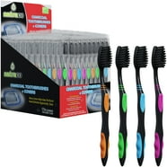 100-Pack High-Quality, Durable, Medium-Soft Toothbrushes with Hygienic ...