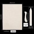 2 Sheets Cotton Gauze Fabric with 1Set Paper Creaser Set Crafts Edge ...