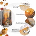 Bathroom Shower Curtain Fall Watercolor Forest Tree Waterproof Shower ...