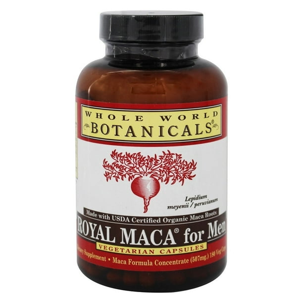 Royal Maca® for Men - Vegetarian Capsules, 500mg (180 ct.) - Walmart ...