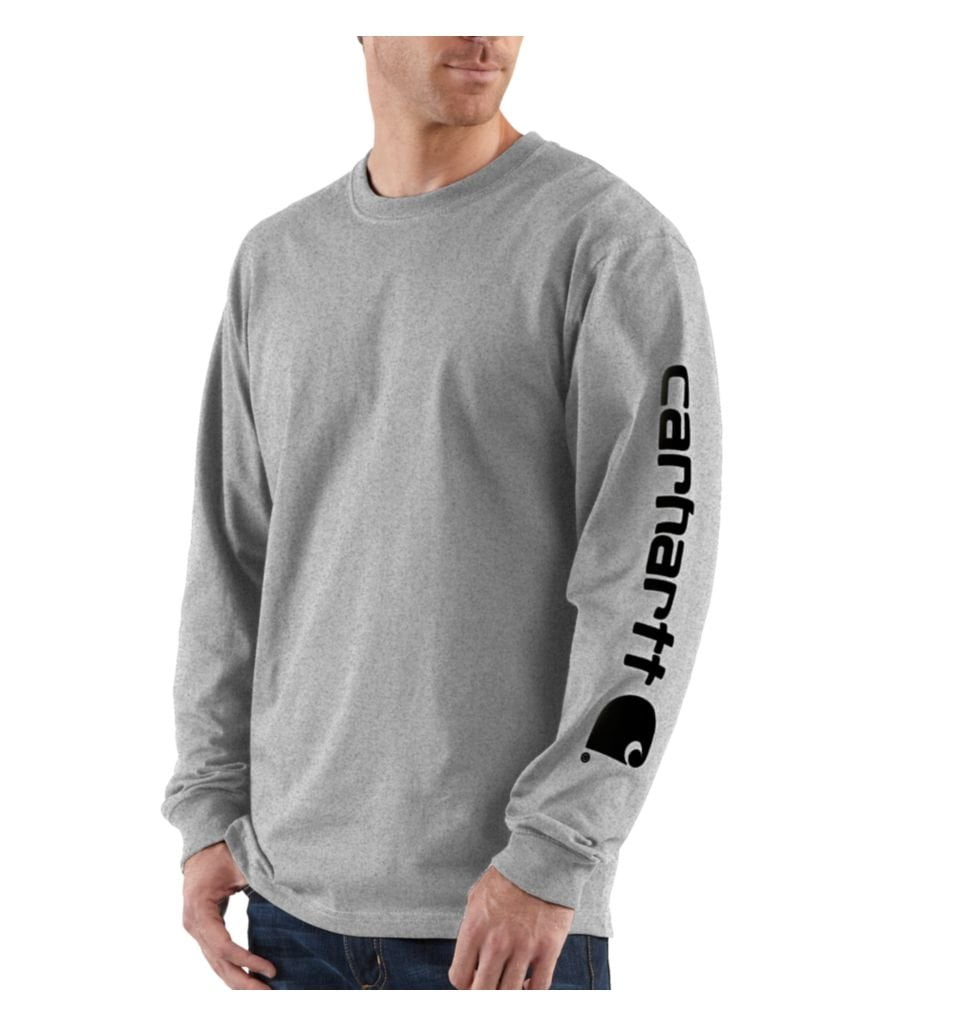 Camiseta Carhartt K231 Fashion para hombre, color gris jaspeado, talla ...