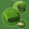 SHAPERME Artificial Grass Carpet Green Fake Synthetic Garden Landscape ...