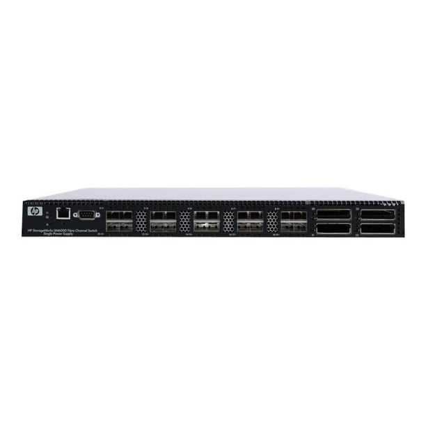 HPE SN6000 Stackable Single Power Fibre Channel Switch - Switch ...