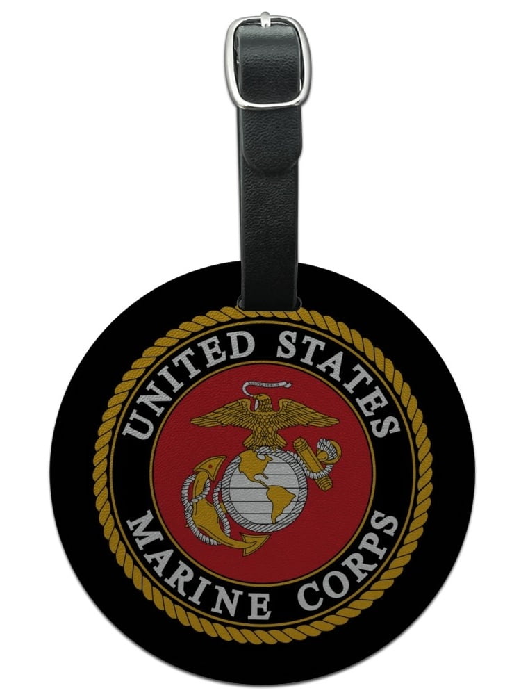 Graphics and More Marines USMC Emblem Black Yellow Red Officially ...