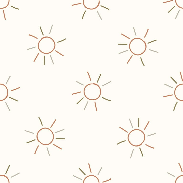 Sun Pattern Wallpaper