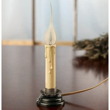 2 Primitive Flicker Bulb Electric Welcome Candle Lamps: Bring the ...