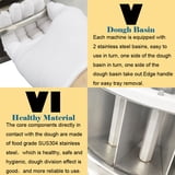 Techtongda 18pcs Table Top Manual Dough Divider Commercial Dough Cutter ...