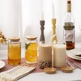 4PCS Iced Coffee Cups 470ml/16oz, Mason Jars Glass Cups, Boba Cups With ...
