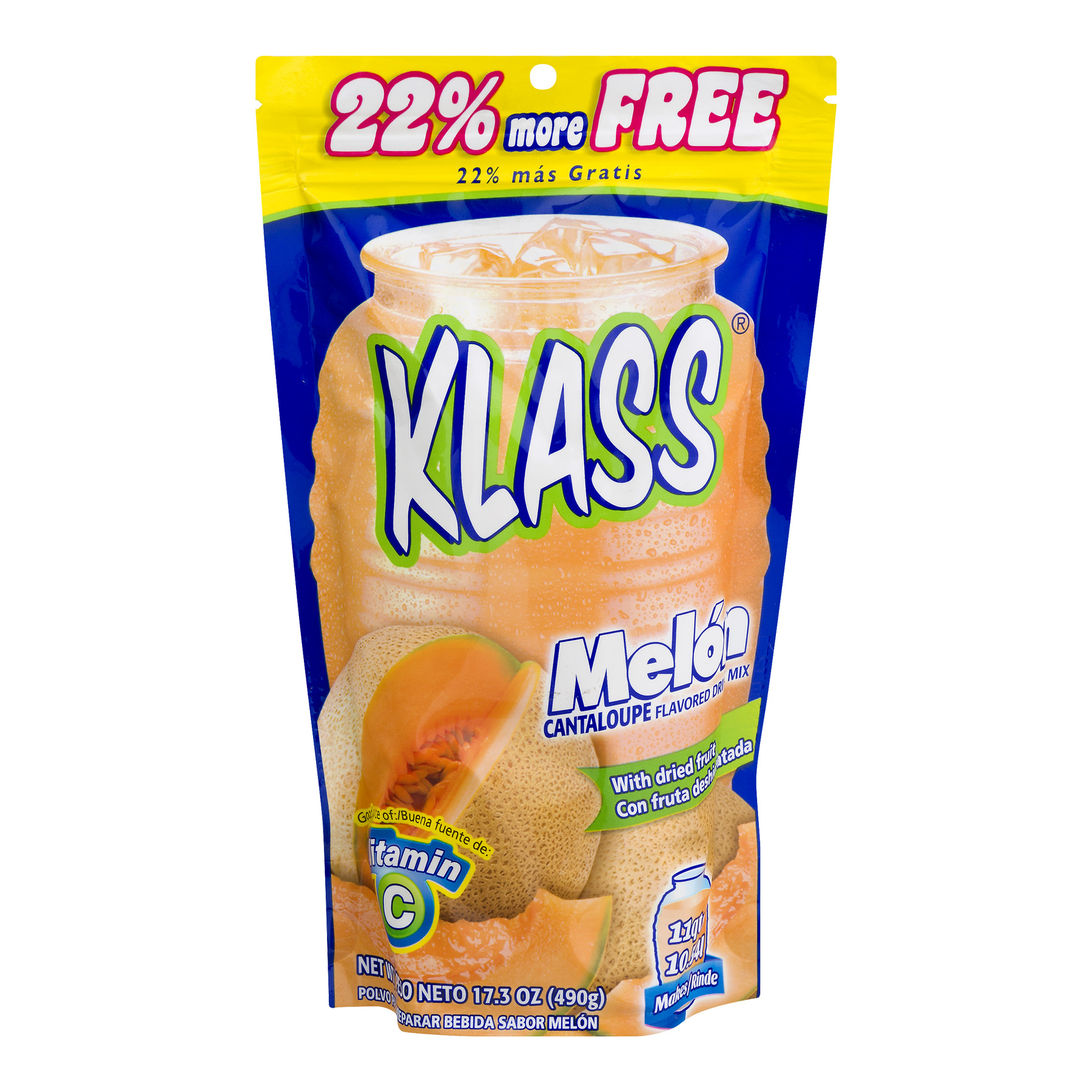 Klass Drink Mix, Melon, 14.1 Oz, 1 Count - Walmart.com - Walmart.com
