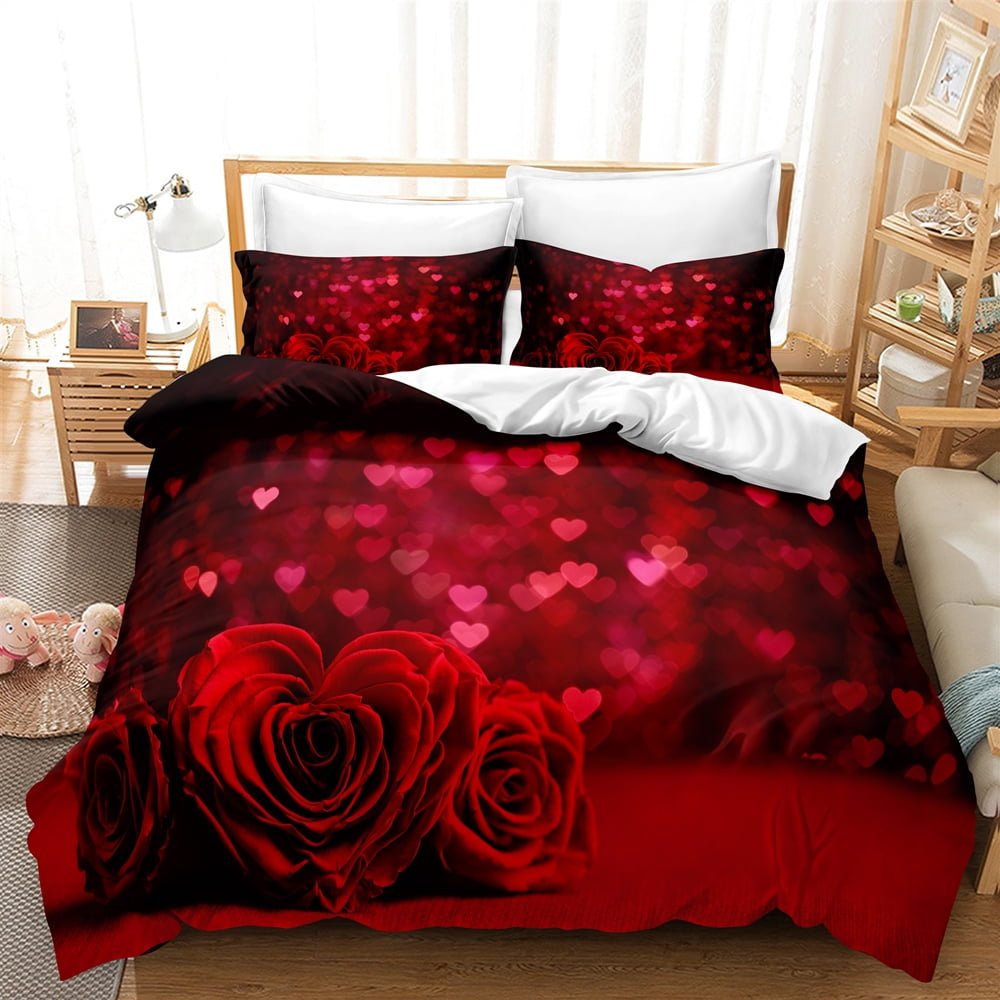 Flowers and Plants 3D Digital Printing Unicorn Kitten Print Bed Set ...