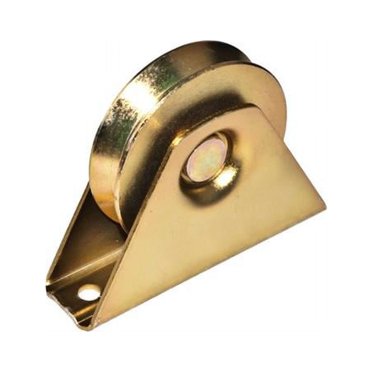 ALEKO Aluminum 18ft V-Tracks for Sliding Rolling Entrance Door, Rust ...