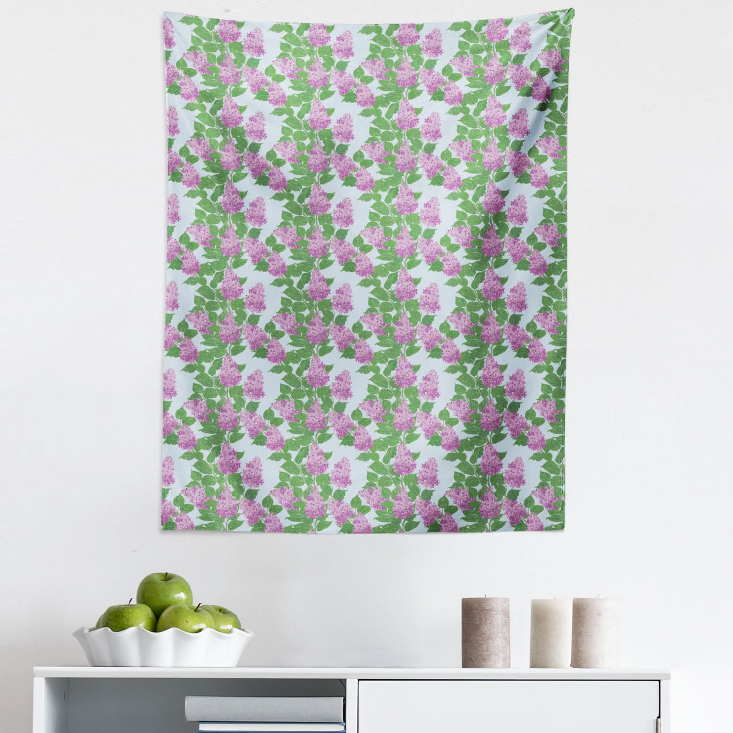 Lilac Tapestry, Bouquets of Flowering Twigs Summer Foliage Natural ...