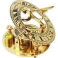 Indian Nautical Instruments Sundial Compass with Intricate Detailing ...