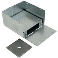 Simpson Strong-Tie CPT66Z - ZMAX Galvanized Concealed Post Base for 6x6 ...