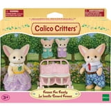 Calico Critters Fennec Fox Family Set, 4 Stylish Collectible Doll ...