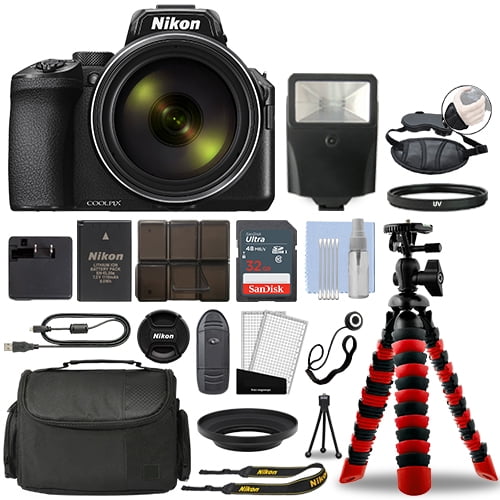 Nikon Coolpix P950 16MP 4K Digital Camera with 83x Optical Zoom + 32GB ...