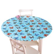 Heritage Vinyl Elastic Table Cover with Fleece Backing in 3 Sizes ...