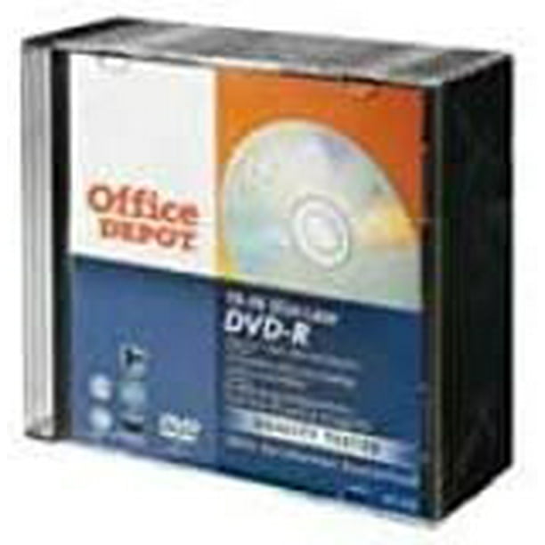 Office Depot DVD-R 16X 120MIN 4.7GB - 10 Pack - Walmart.ca