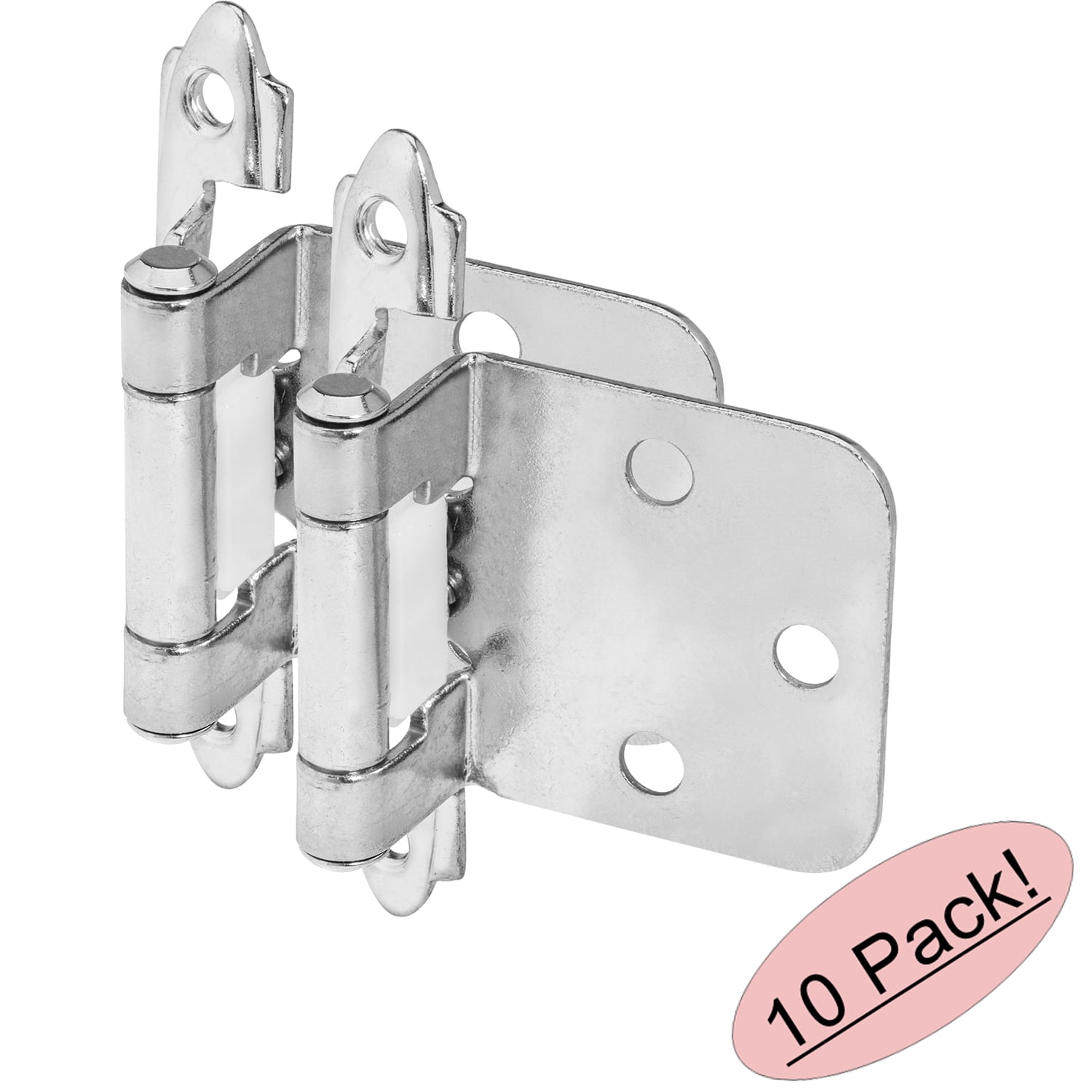 10 Pair Pack - Cosmas 15539-CH Polished Chrome Hinge Variable Overlay ...
