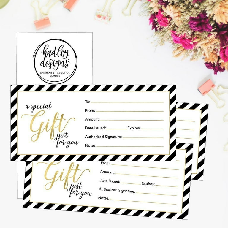Wedding Gift Certificate Template