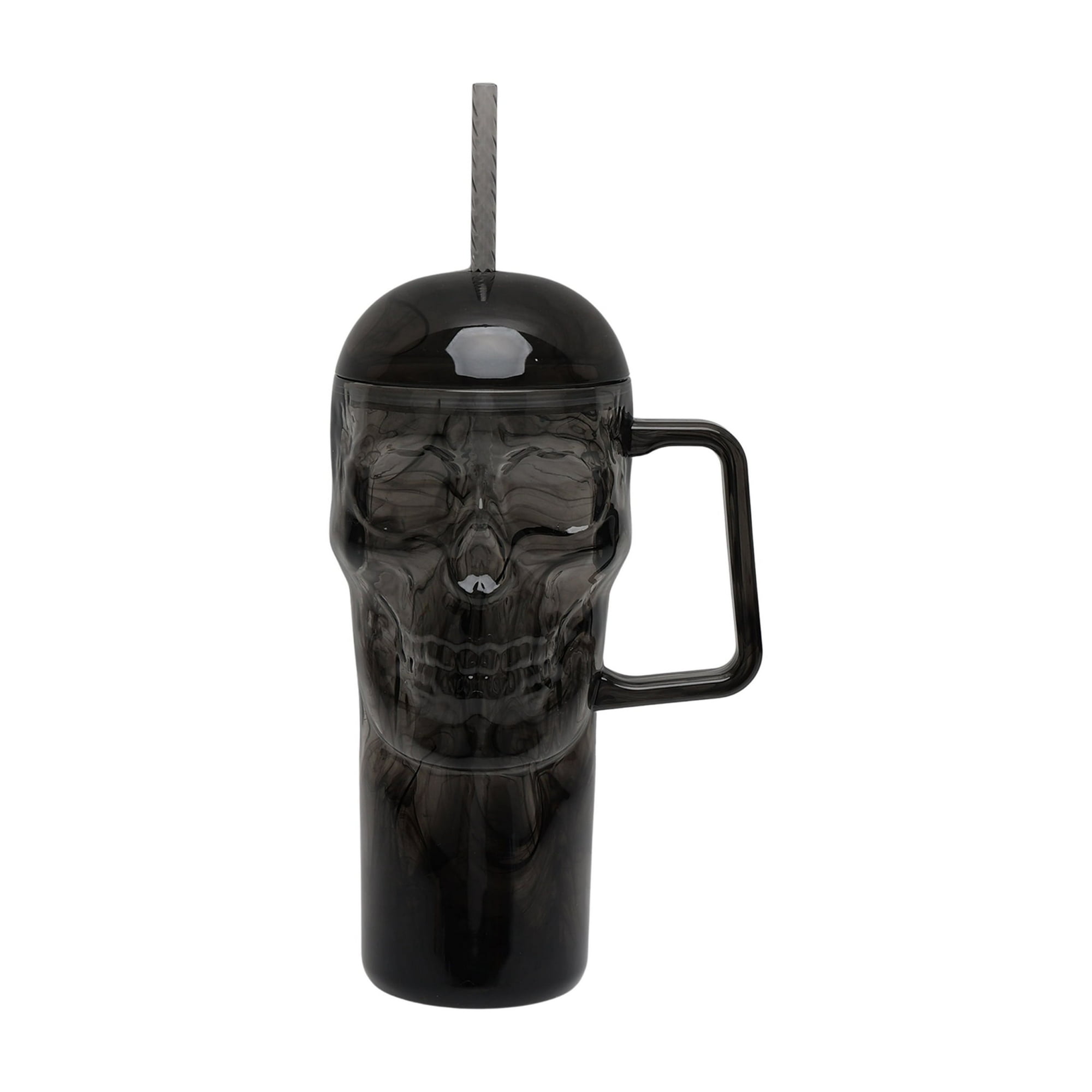 Click here for Way To Celebrate 31.6 Oz Black Swirl Acrylic Skull... prices