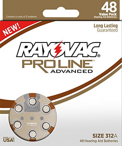 Rayovac Proline Advanced size 312a batteries, 48 count - Walmart.com ...