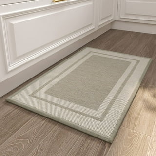 Teal Kitchen Rugs Sets of 2 Turquoise Kitchen Rug Mat Washable Non-Slip ...