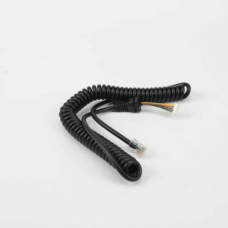 facefd Black Interphone Walkie-talkie Mic Microphone Cables Interphone ...