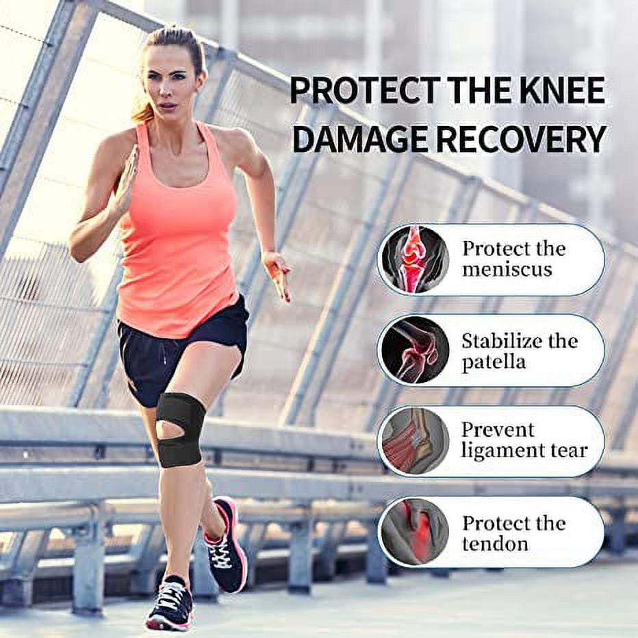 Protector de rodilla para adultos, estabilizador lateral, soporte para ...