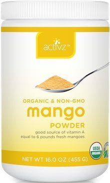 Activz - Organic Mango Whole Food Powder 455g/16oz - Walmart.com