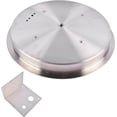 19 inch Round Drop-in Fire Pit Pan, Stainless Steel Fire Pit Burner ...