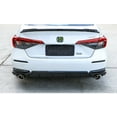 Civic Rear Bumper Lip Matte Black MUGEN Style Rear Bumper Splitter Body ...
