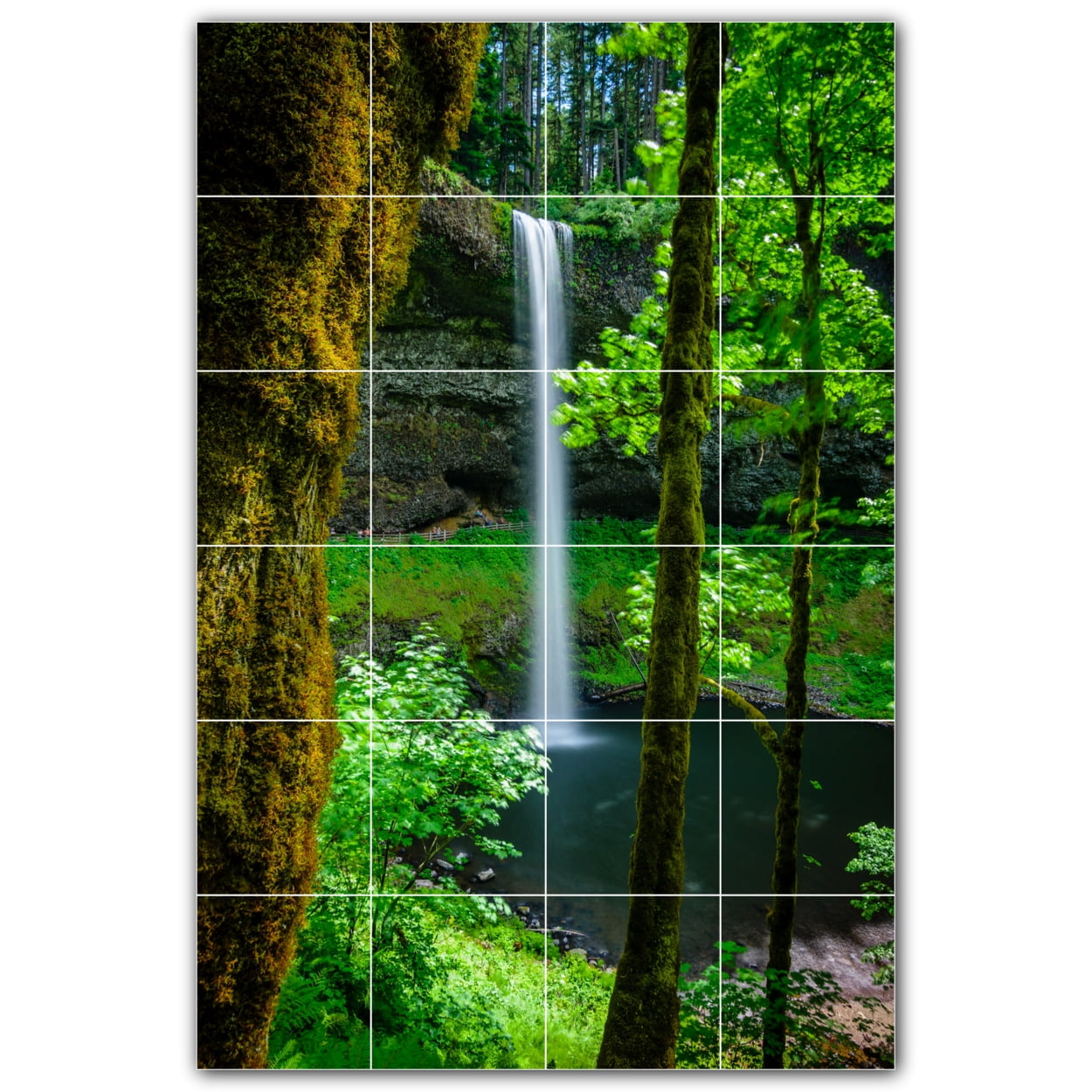 Picture-Tiles.com: Waterfalls Ceramic Tile Wall Mural WAL501101-46M. 24 ...