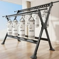 200lbs 97.4in Heavy Aluminum Drying Rack, Foldable Laundry Hanger ...