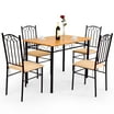 Americana Farmhouse 7 Piece Trestle Table Set - Walmart.com
