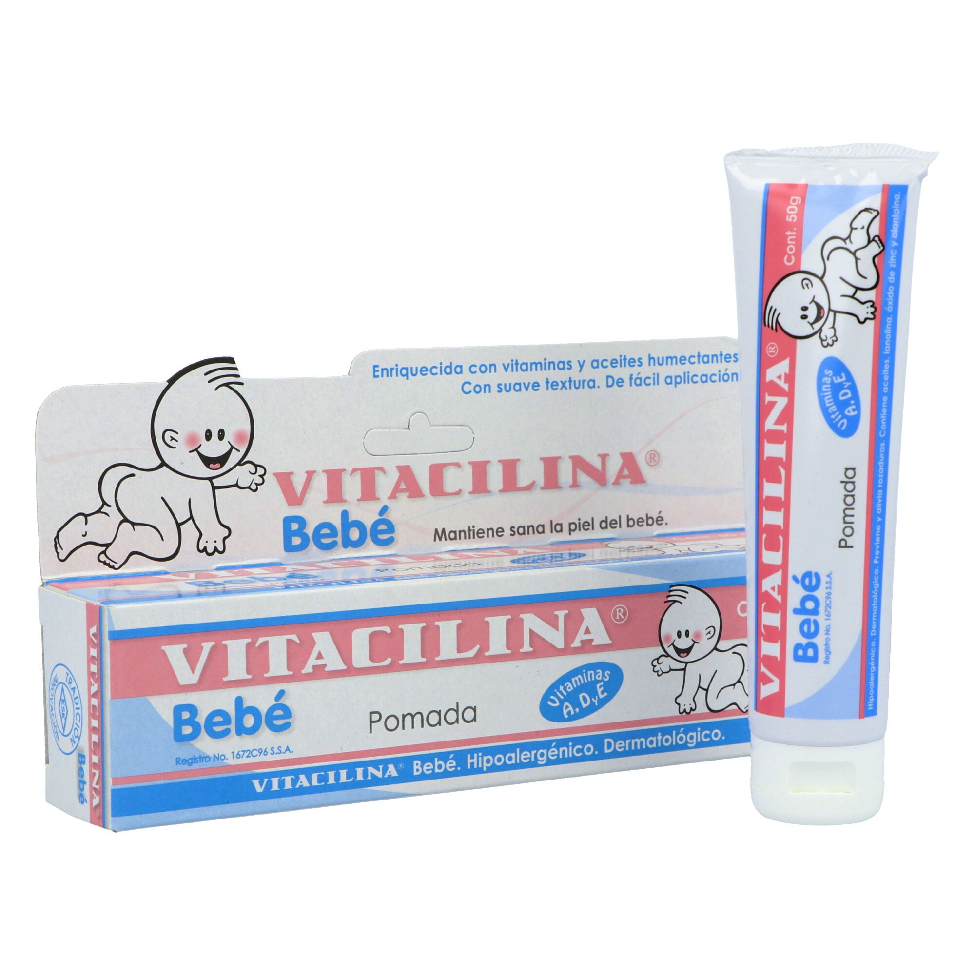 Vitacilina Bebé Pomada Caja Con Tubo Con 50g Vitacilina POMADA ...