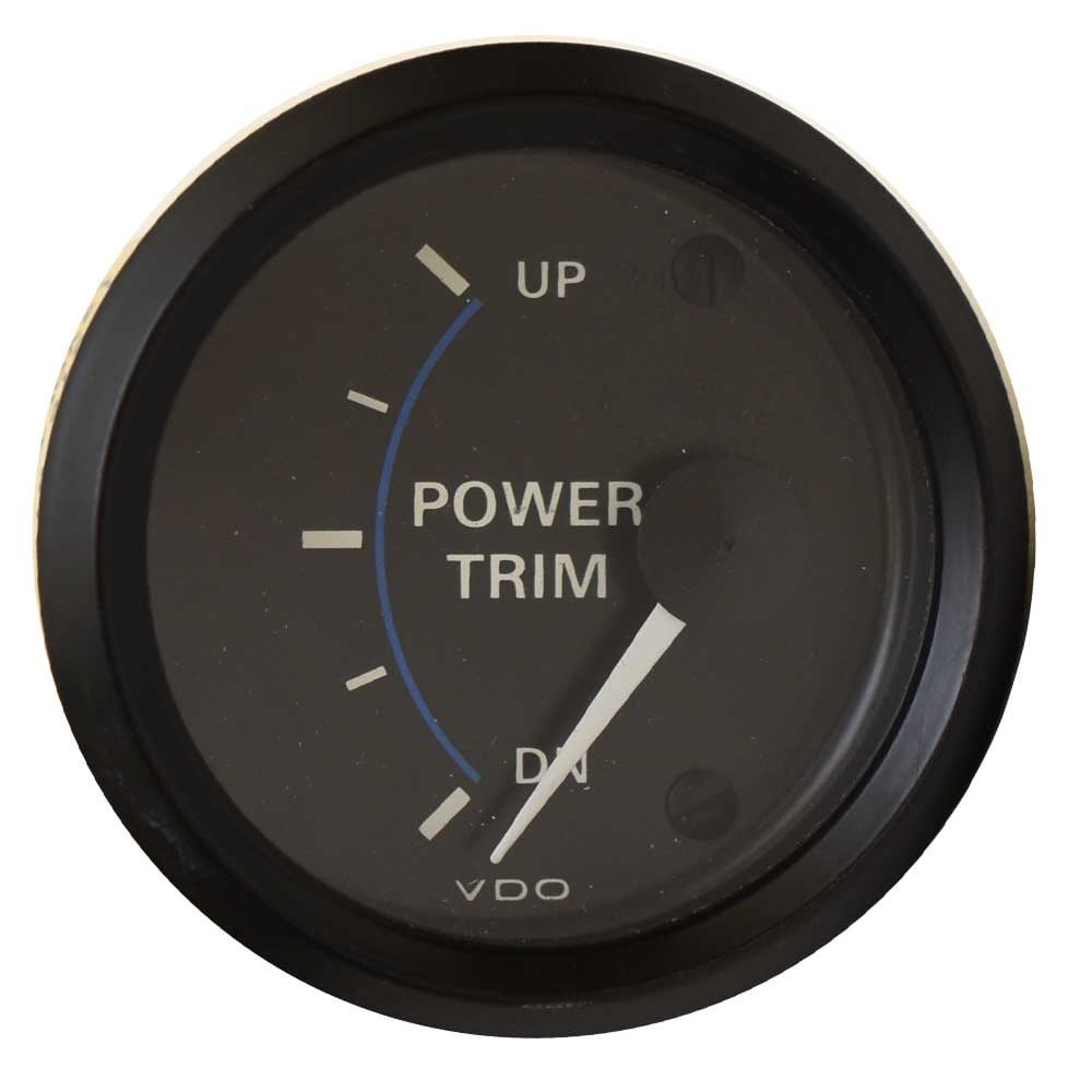 VDO Boat Power Trim Gauge 1 275 015 230A | 2 Inch Black - Walmart.com