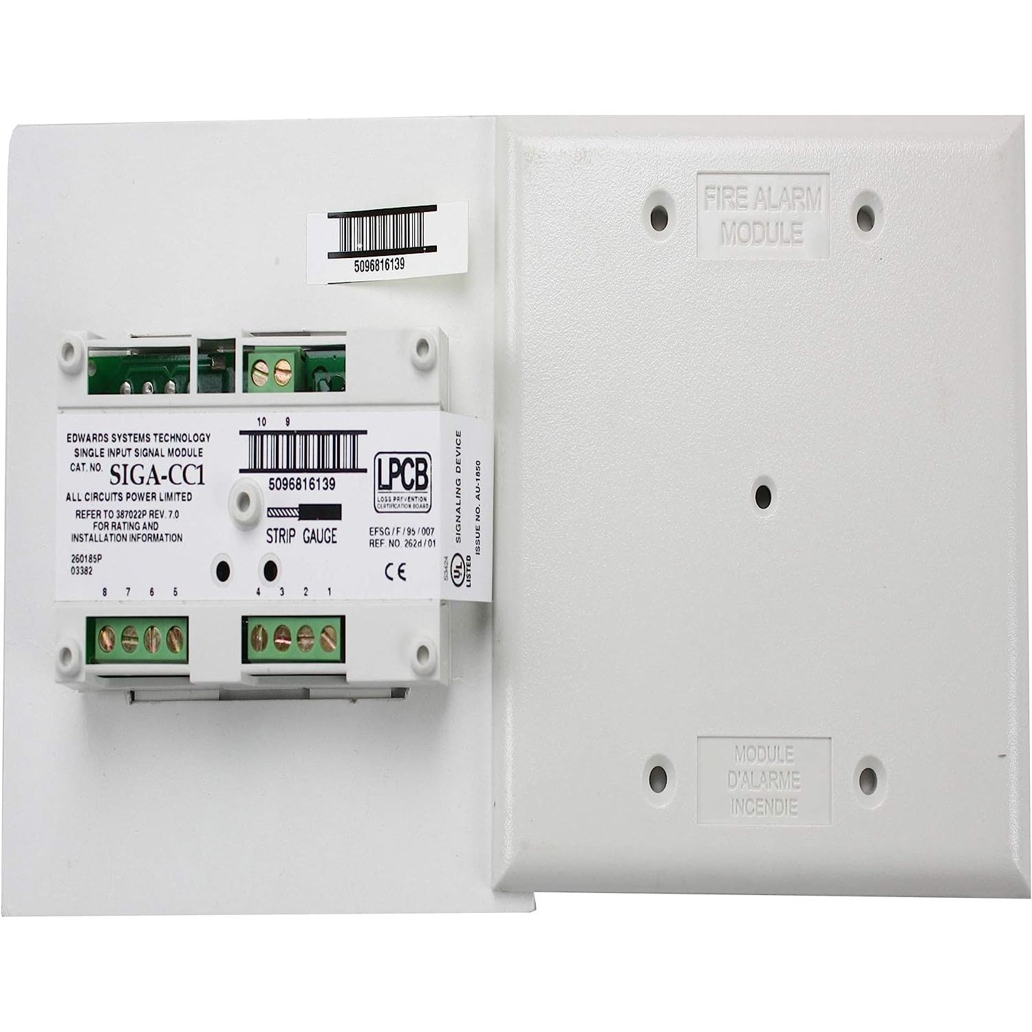 Est Edwards SIGA-CC1 Alarm Intelligent Analog Addressable Single Input ...