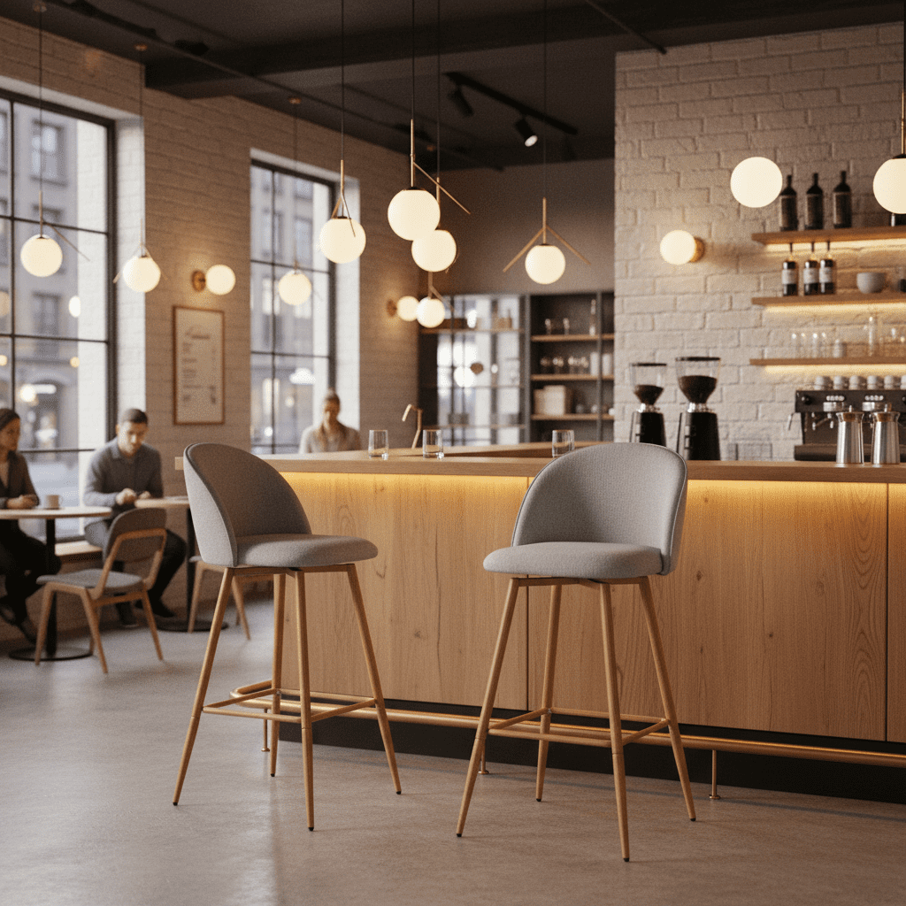 Click here for Homy Casa Sleek Modern Bar Stools  26 In. Seat Hei... prices